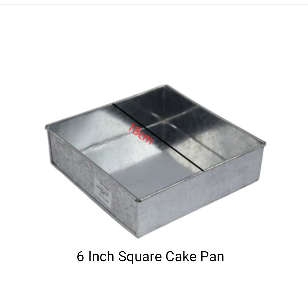 6 Inch Square Pan – Baker's Solution