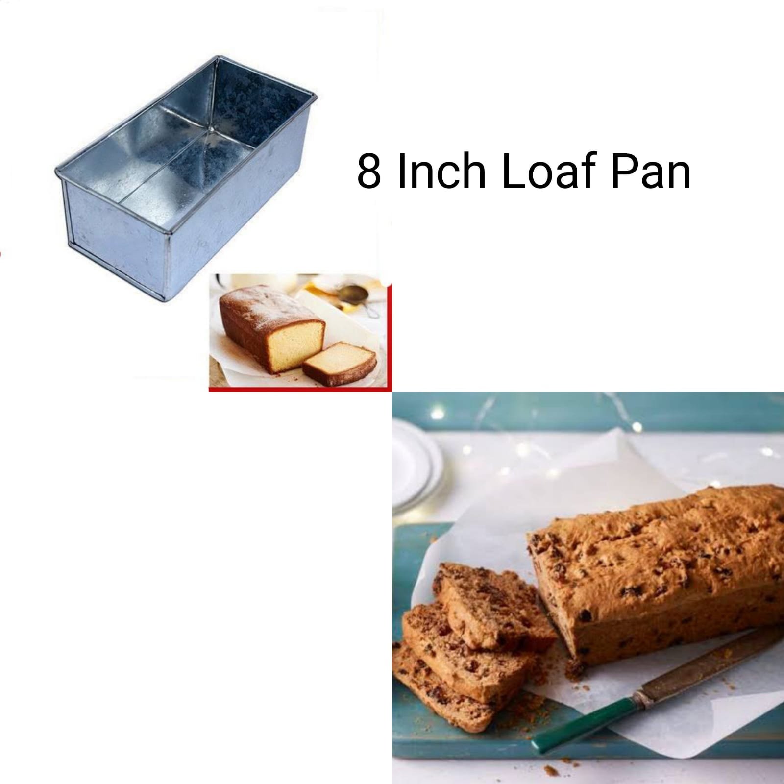 8 Inch Loaf Pan – Baker's Solution