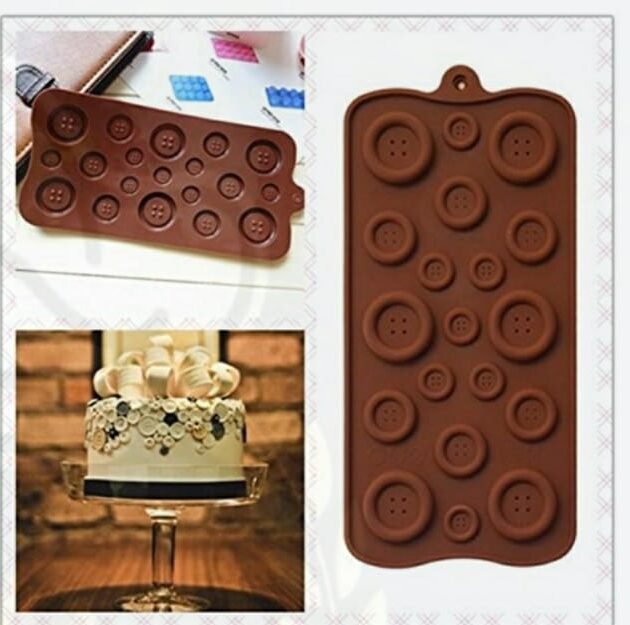 Button Chocolate Mold – Baker's Solution