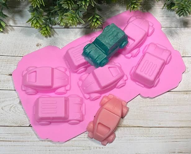 6 Cavity Cars Silicone Mold – Baker's Solution